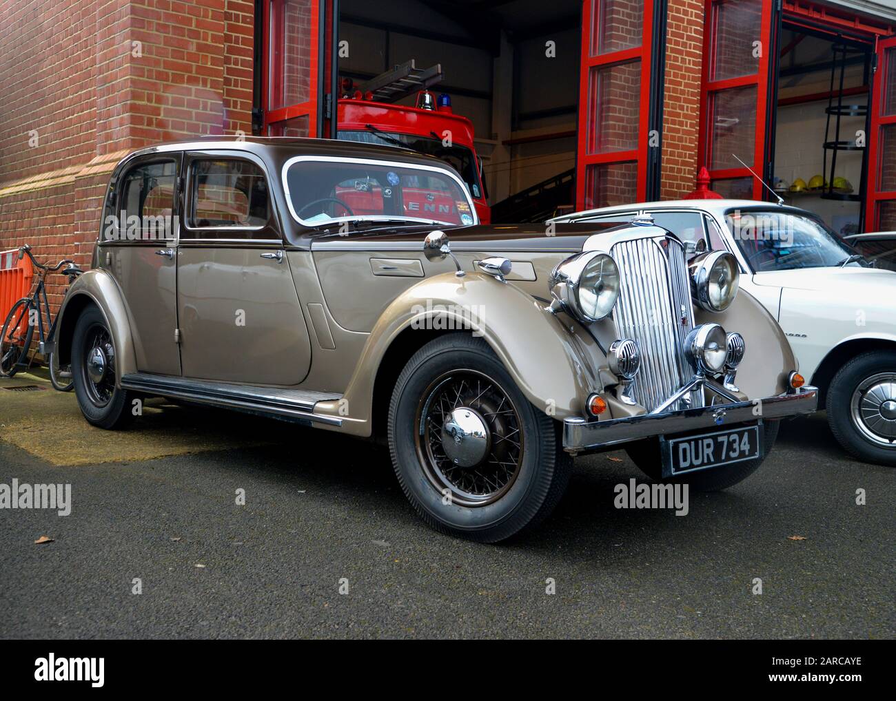 Classic Rover cars at a car club meet Stock Photo - Alamy