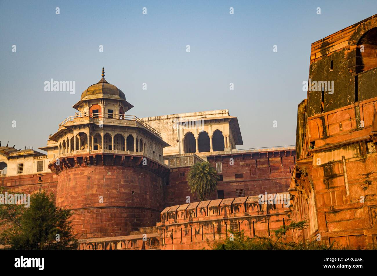 Details of Agra Fort Stock Photo - Alamy