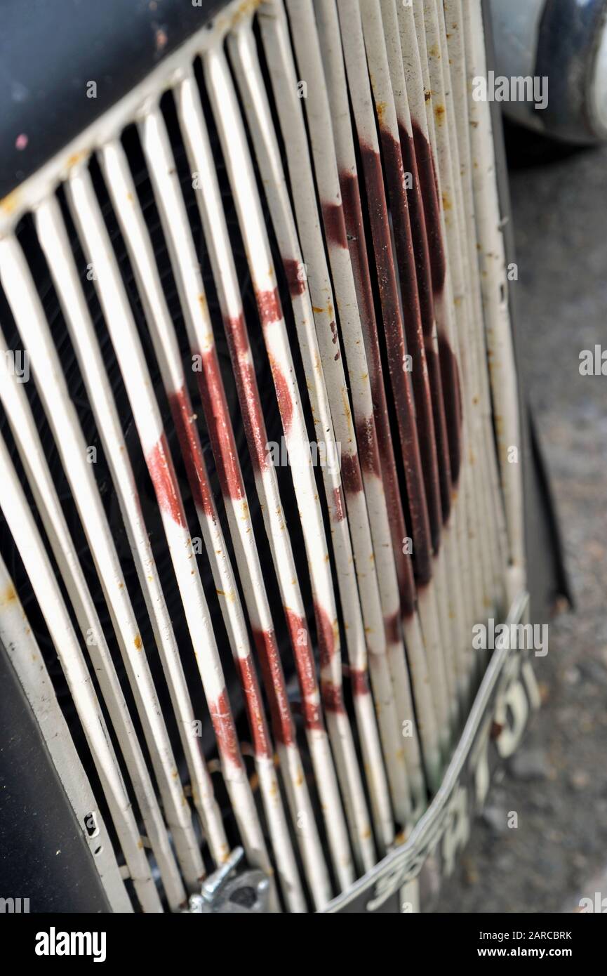 1956 Ford Pop V8 powered British hot rod Stock Photo - Alamy