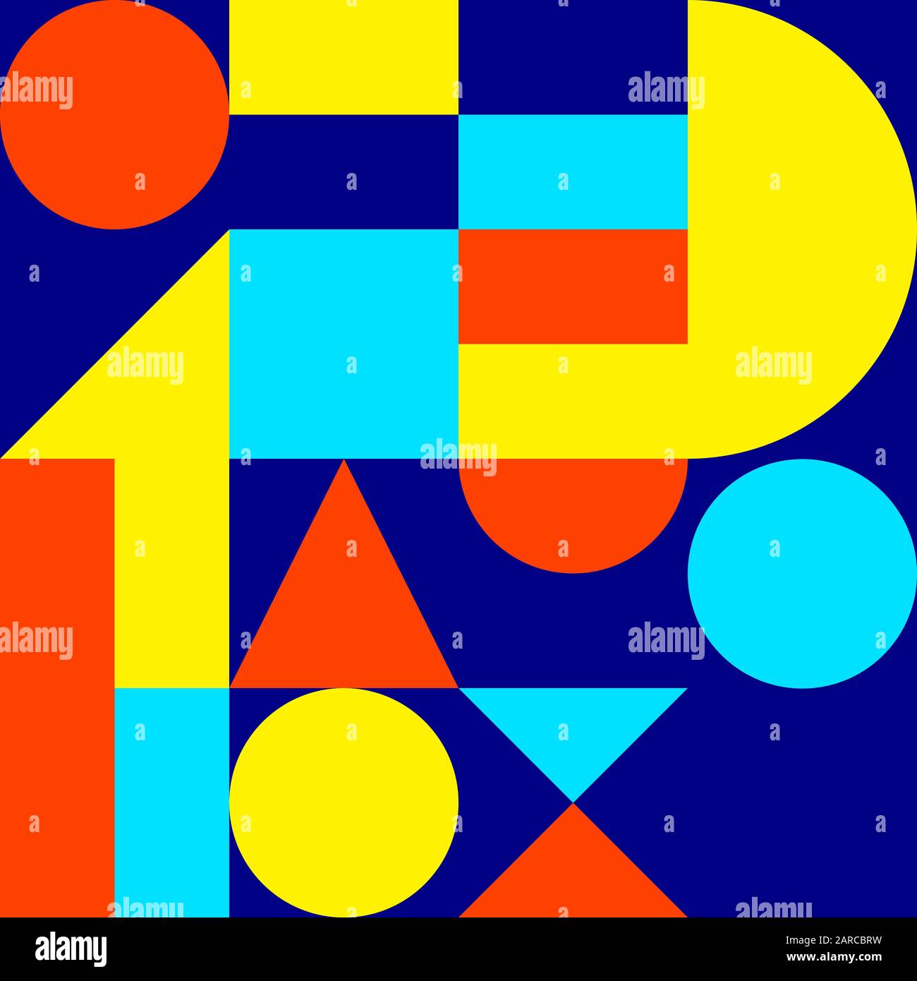Bauhaus shapes hi-res stock photography and images - Alamy