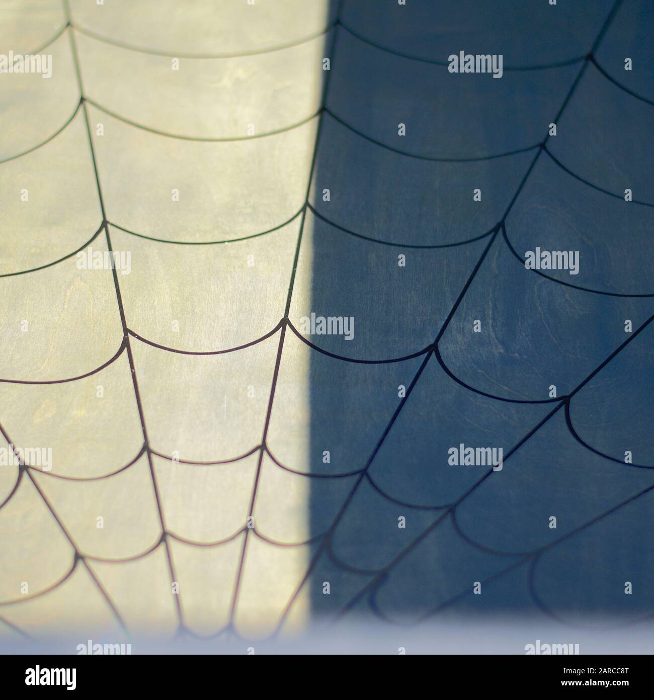 Ceiling with a spider web effect - great for a cool background Stock ...