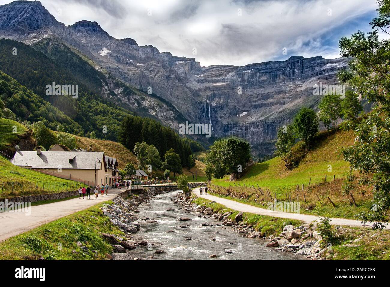 Circus of Gavarnie, Upper Pyrenees Stock Photo - Alamy