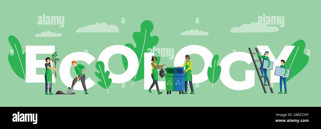 Environment protection activities Stock Vector Images - Alamy