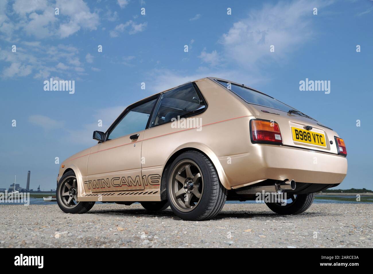 Slightly modified 1982 Toyota Starlet classic Japanese small car Stock ...