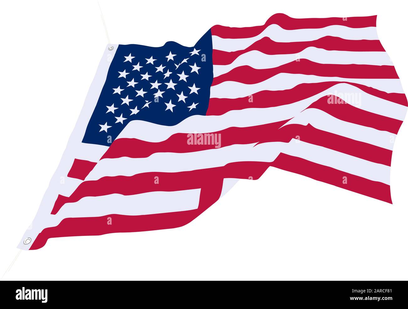 US vector flag Stock Vector Image & Art - Alamy