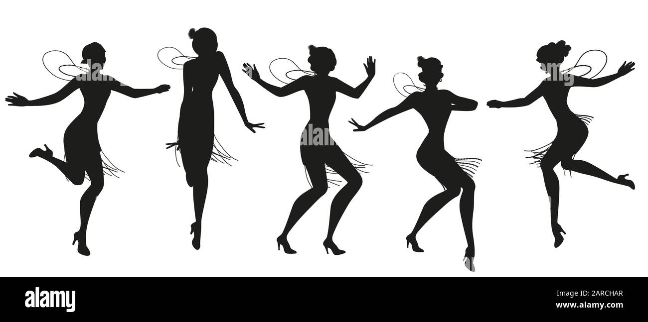 1920s Flapper Silhouette