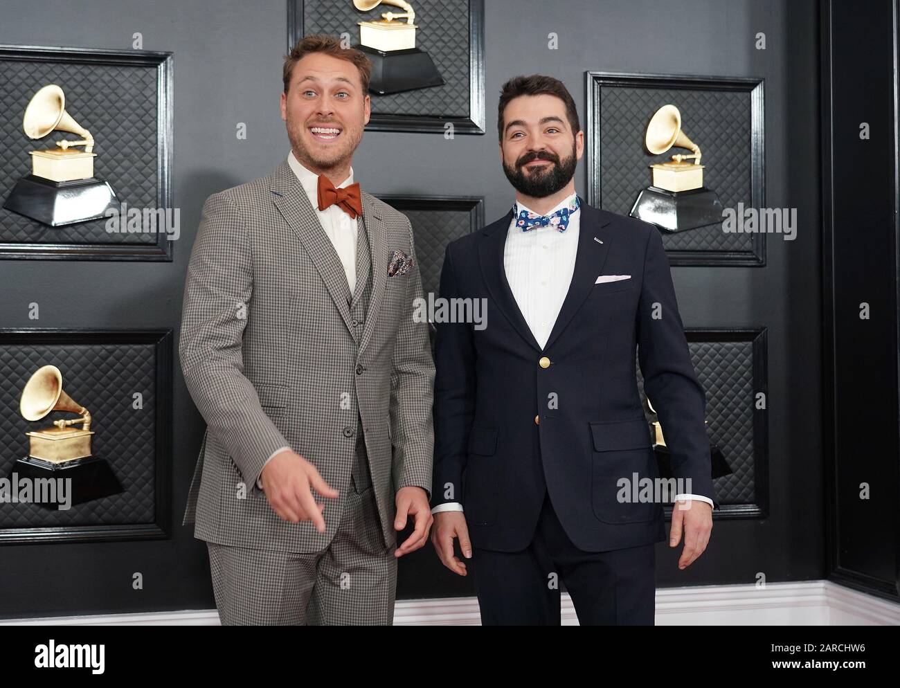26 January 2020 - Los Angeles, California - Justin Lansing, Joe Mailander. 62nd Annual GRAMMY ...