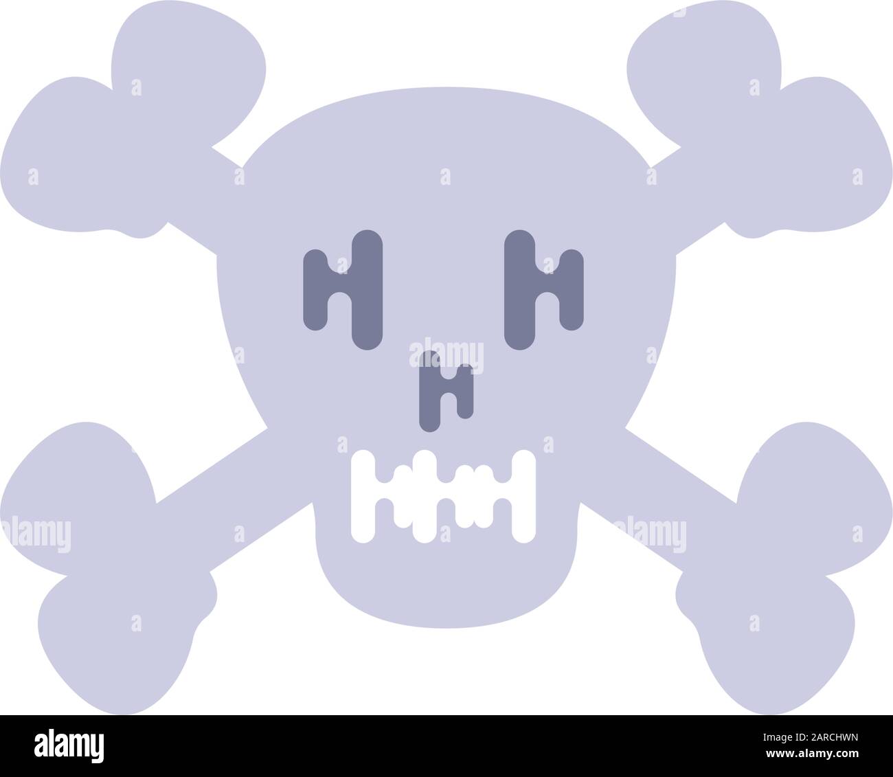 Skull design of head death horror tattoo decoration dark culture and ...