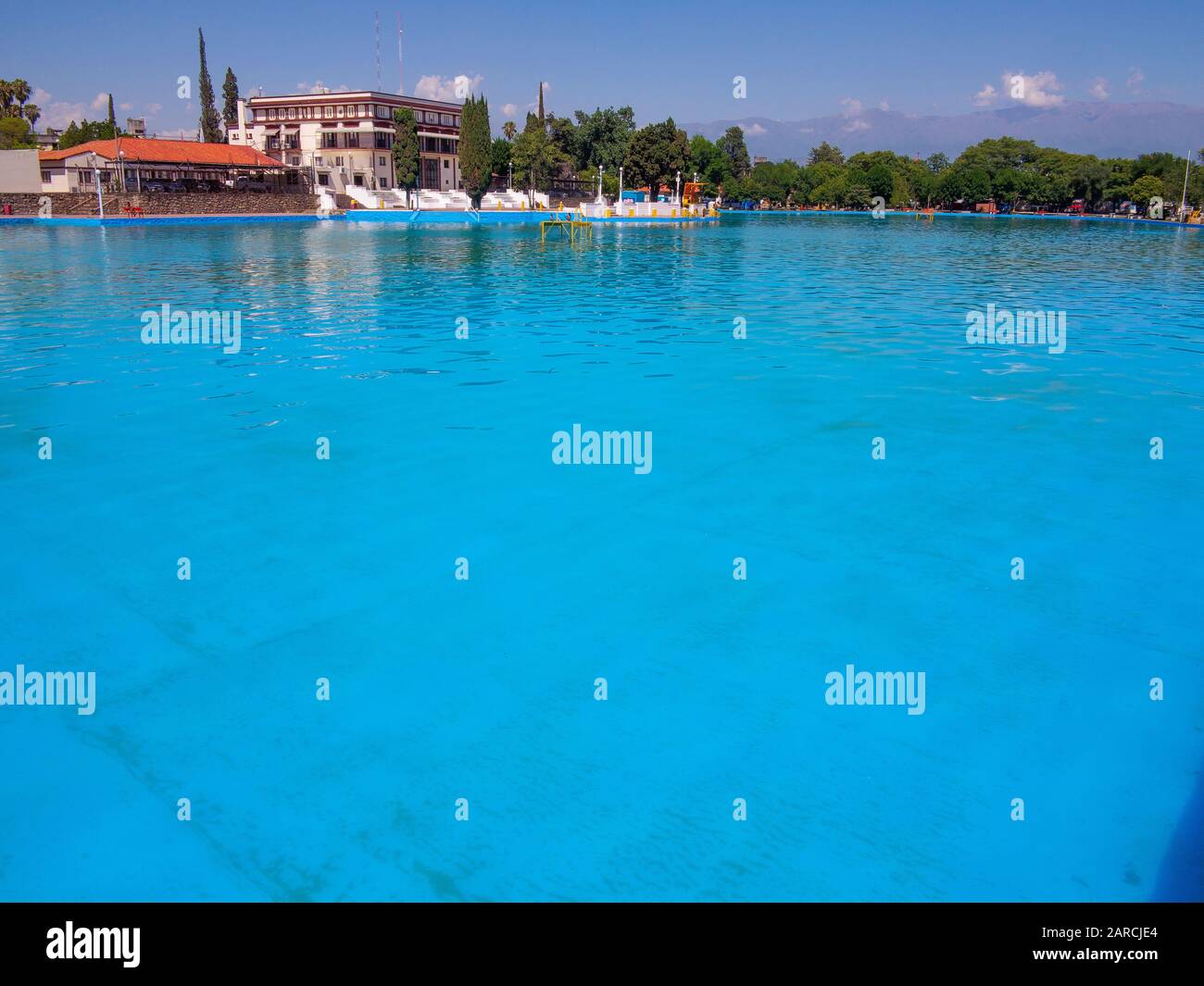 One of the biggest swimming pool in the world at Balneario Municipal ...