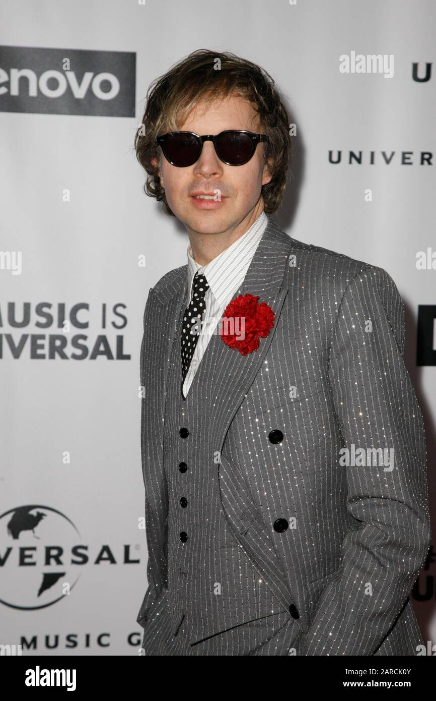 LOS ANGELES, CALIFORNIA - JANUARY 26: Beck attends Universal Music ...