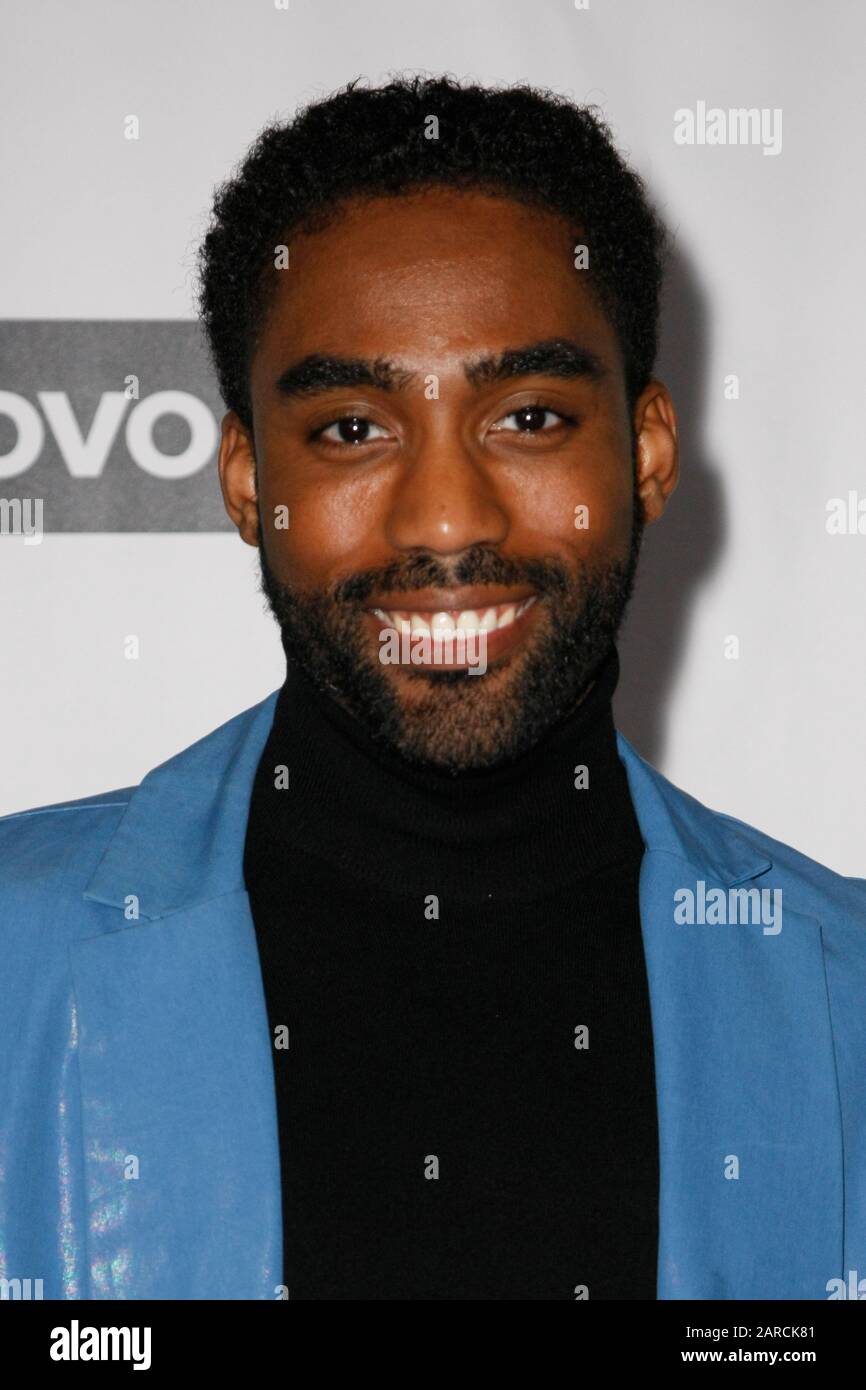 Los Angeles, USA. 27th Jan, 2020. LOS ANGELES, CALIFORNIA - JANUARY 26: David Alan Madrick ...