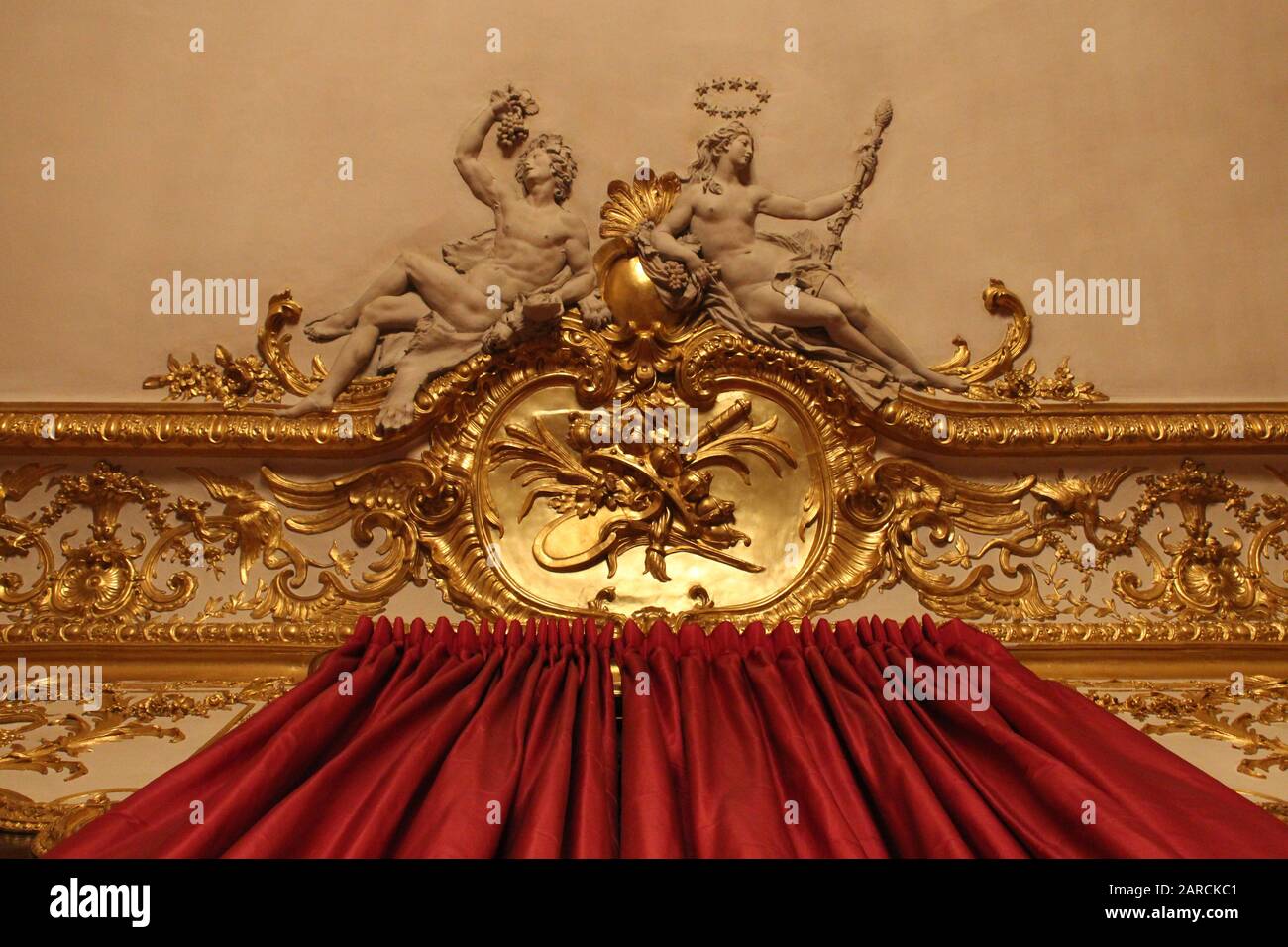 in a baroque mansion in paris (france Stock Photo - Alamy
