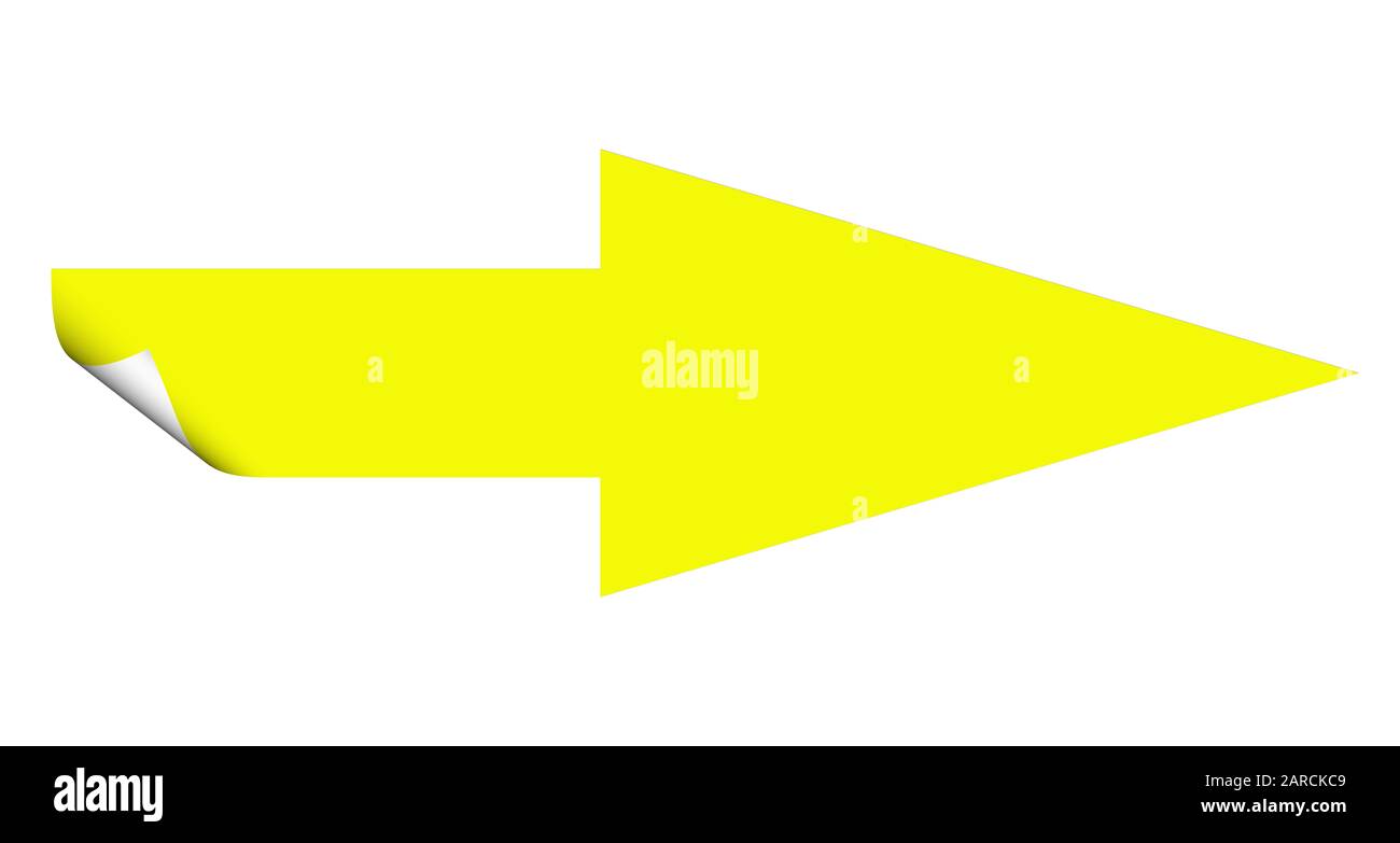 Transparent Yellow Arrow