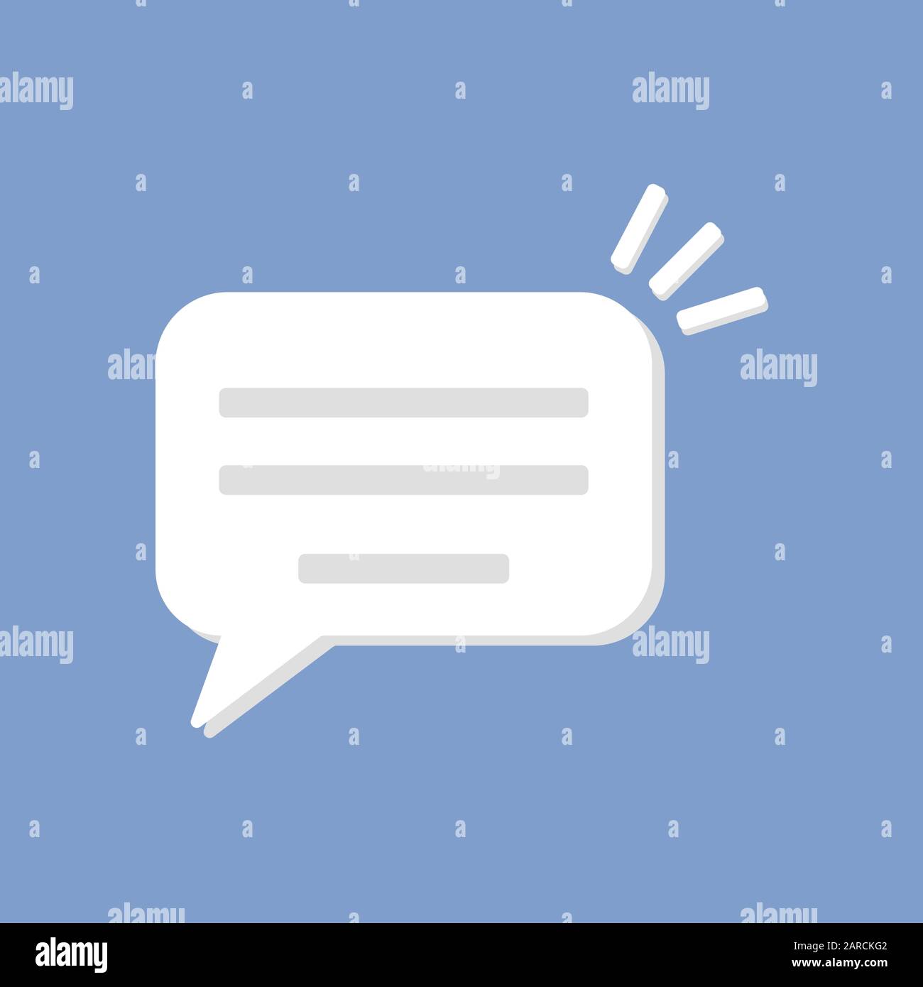 Typing in a chat bubble icon illustration isolated vector, comment sign ...