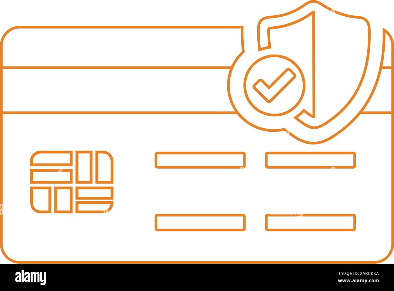 Well organized and fully editable Card Security Icon, Secure Payment ...