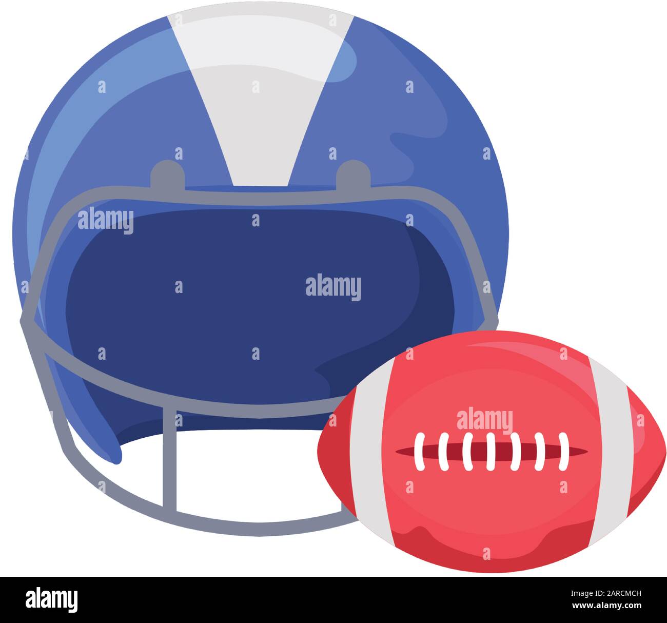 Helmet and ball design, American football super bowl sport hobby ...