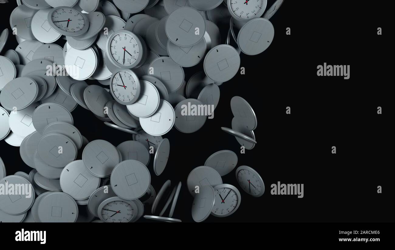 Clocks time falling hi-res stock photography and images - Alamy