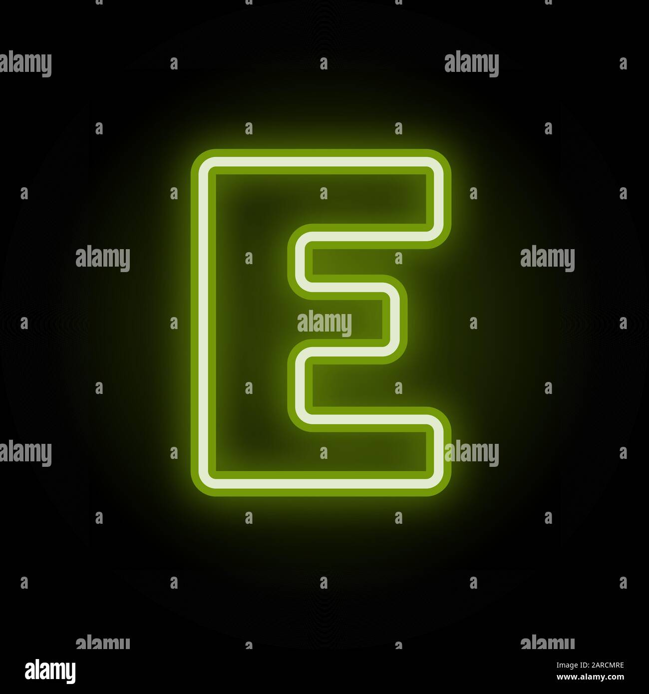 Illuminated letter e hi-res stock photography and images - Alamy