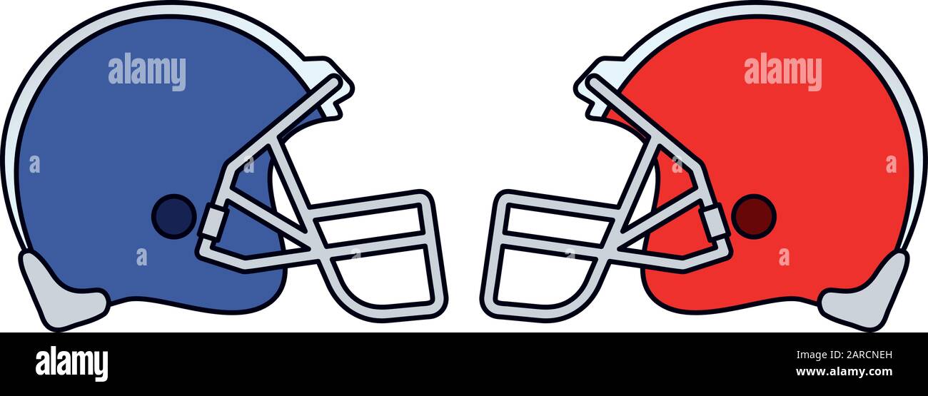 Helmets design, American football super bowl sport hobby competition ...