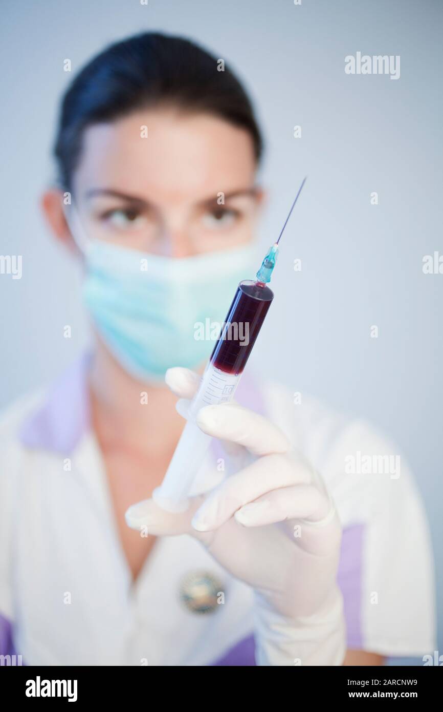 health care, nurse, nursing sister, woman, facecloth, mouth protection ...