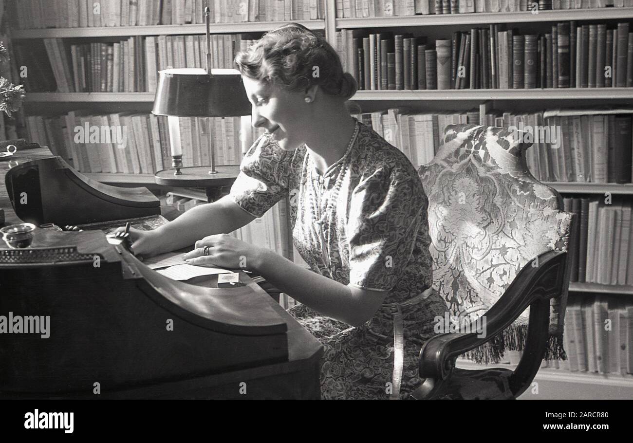 Woman Writing A Letter