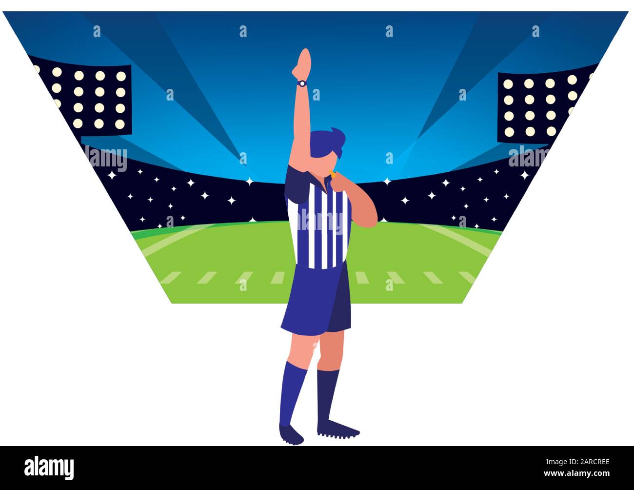 Man playing rugby Stock Vector Images - Alamy