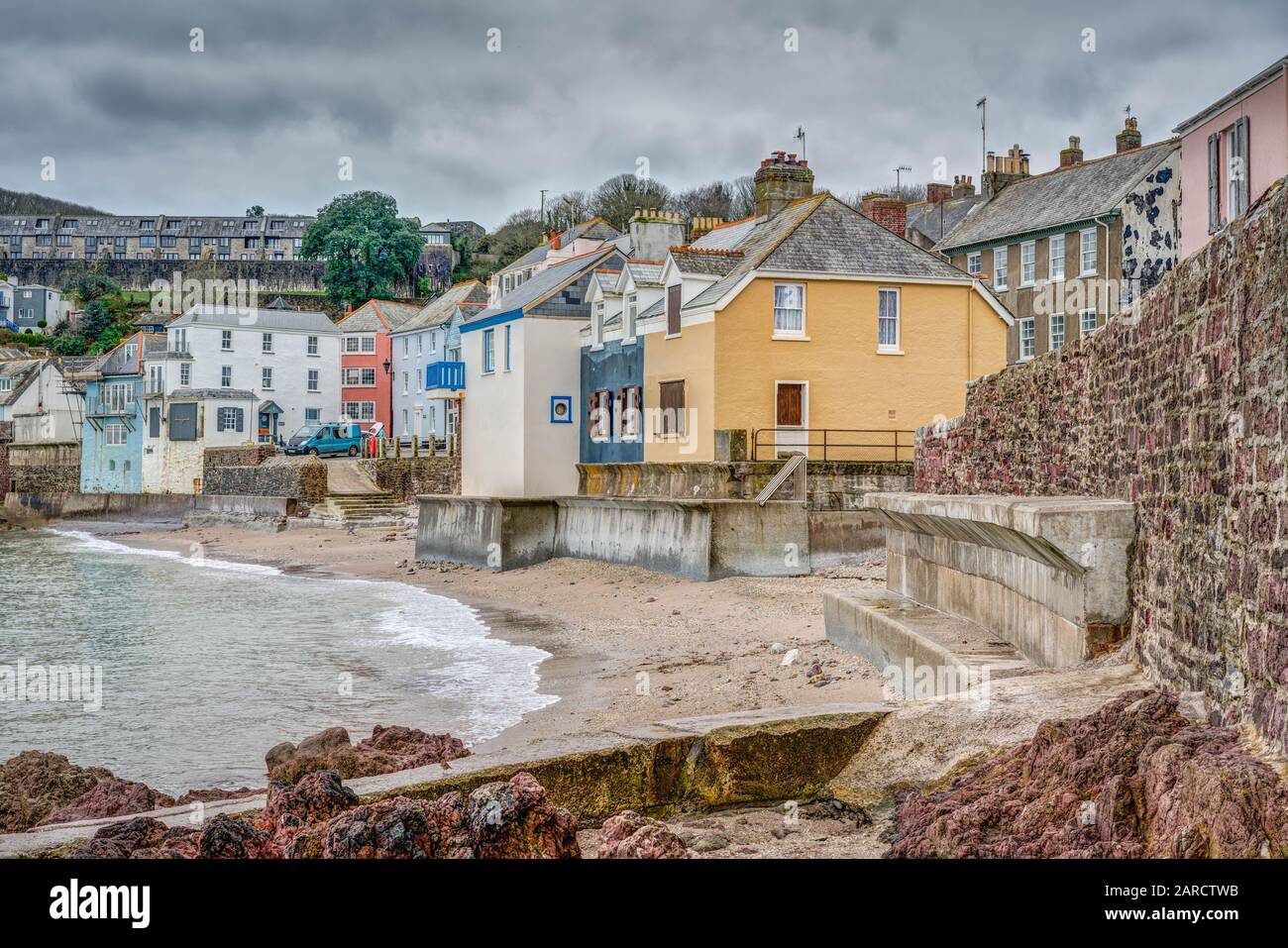 The Cornish seaside at Kingsand looks lovely even in winter with the ...
