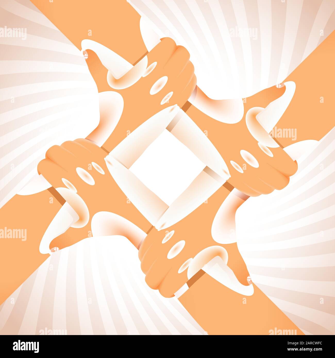 Jointly working vector vectors hi-res stock photography and images - Alamy