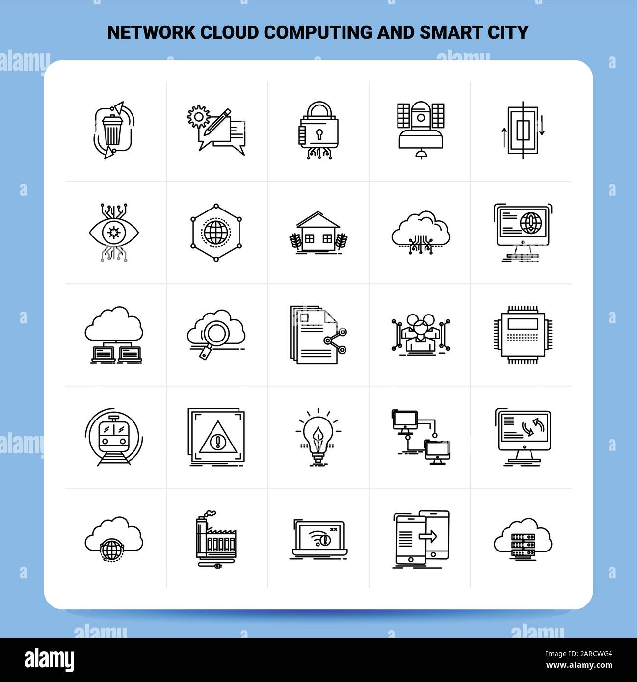 City icon set Stock Vector Images - Alamy