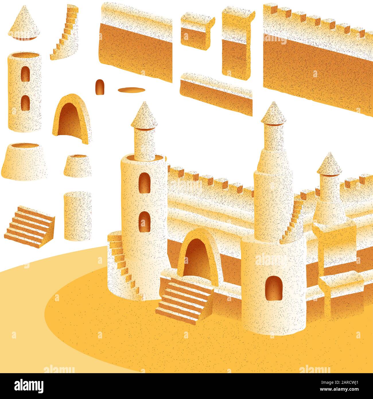 Coastal arch Stock Vector Images - Alamy