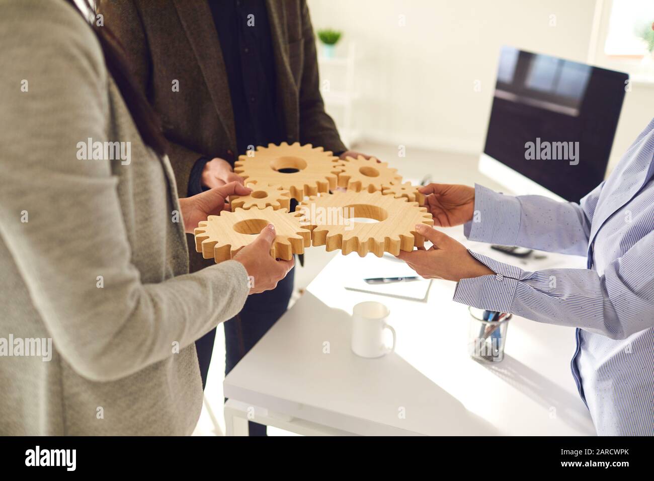 Group Business People Meeting Gears High Resolution Stock Photography ...