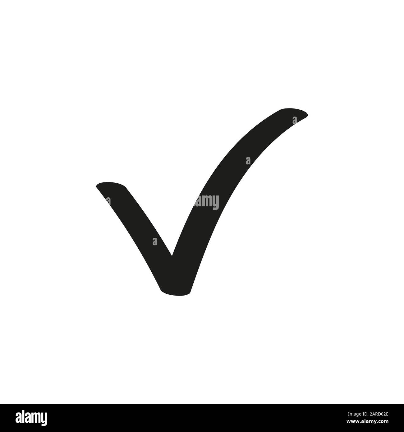 Check Icon Vector. Perfect Black pictogram illustration on white ...
