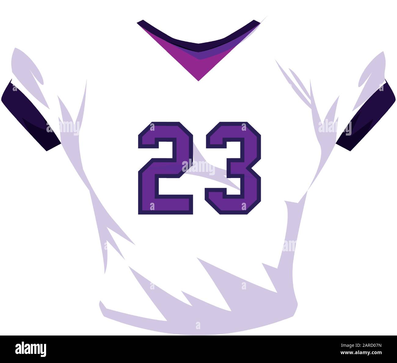 american football player outfit sportsuit vector illustration design ...