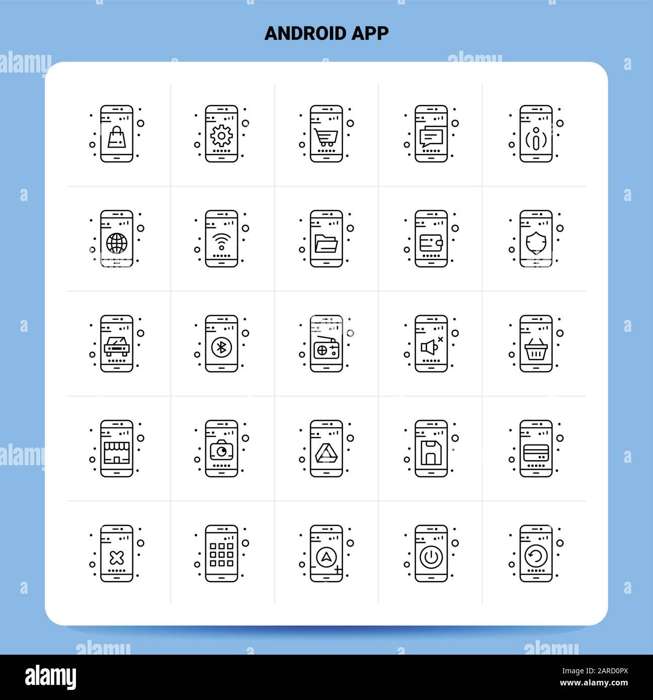 Android App Icon Vector