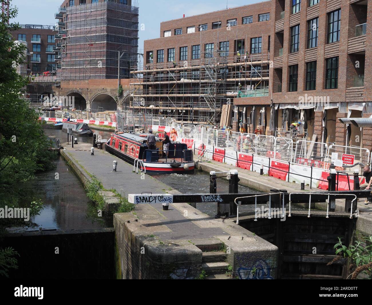 The Regents Canal at Camden in London Stock Photo - Alamy