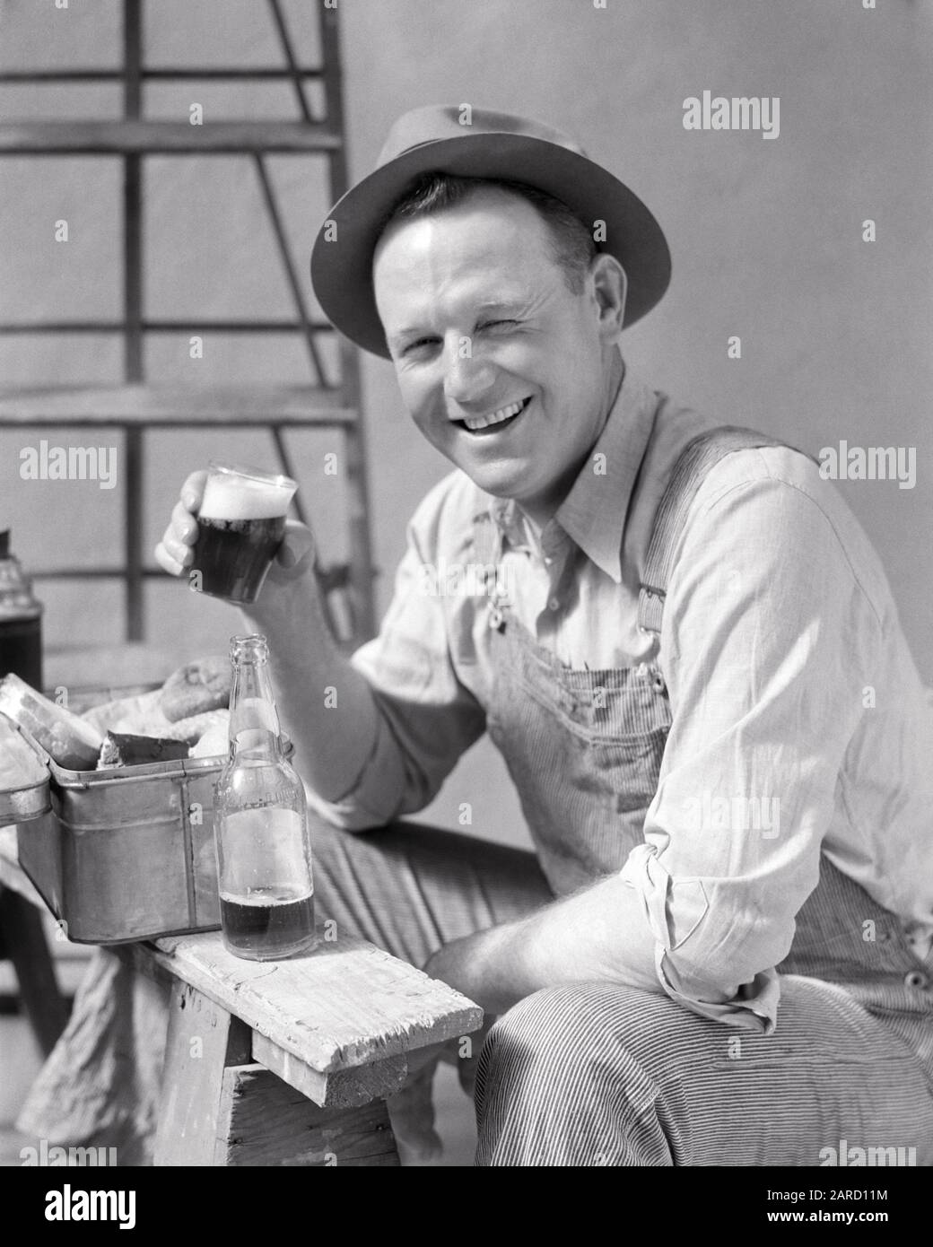 Pleased workman hi-res stock photography and images - Alamy