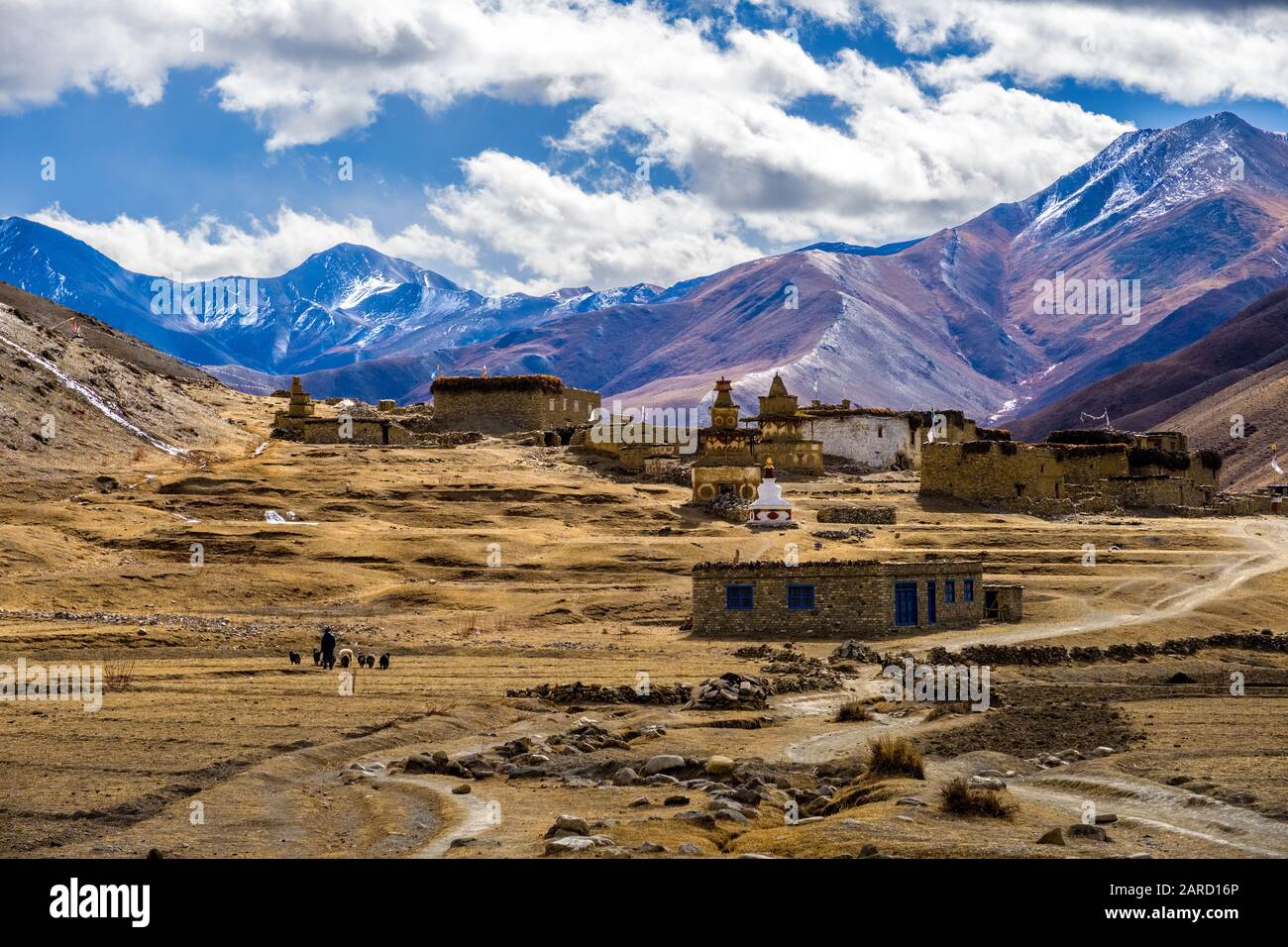 The ethnically Tibetan village of Tokyu near Dho Tarap, visited on the ...