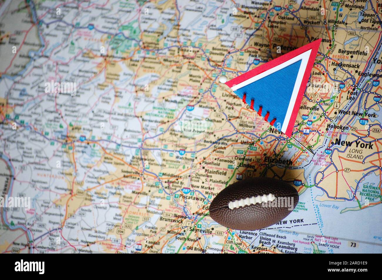 Nfl fan map hi-res stock photography and images - Alamy