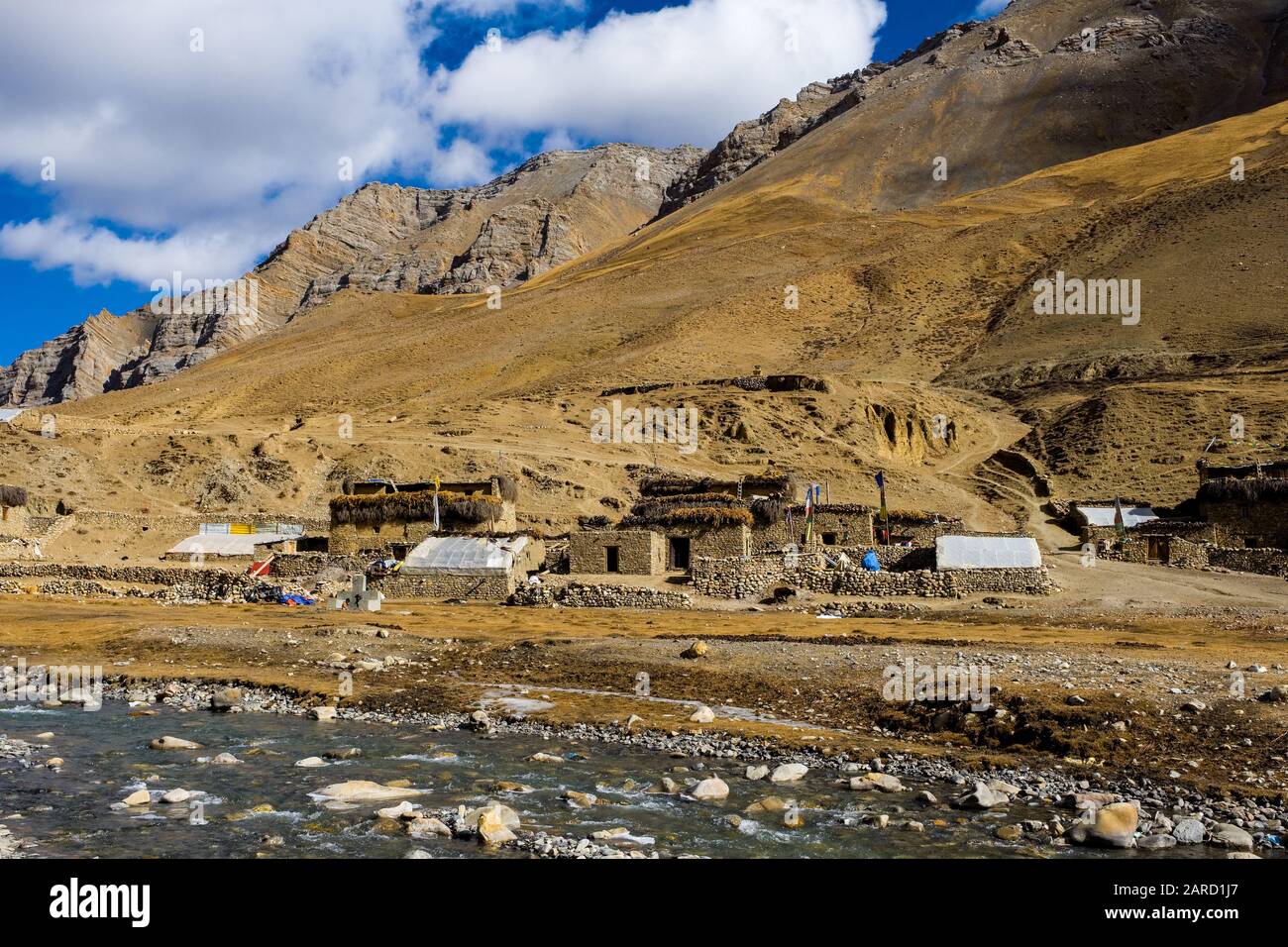 The ethnically Tibetan village of Tokyu near Dho Tarap, visited on the ...