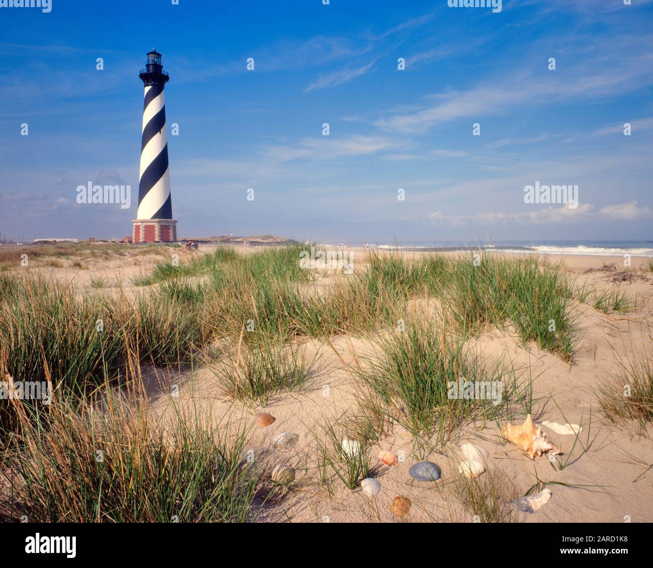 1980s Cape Hatteras Lighthouse On Hatteras Island In The Outer Banks