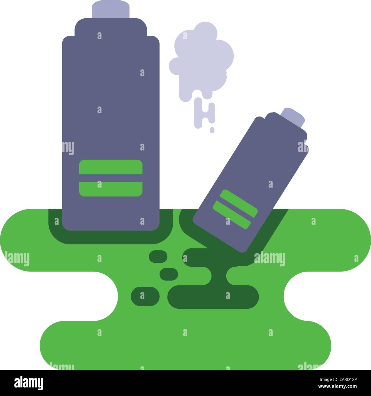 Metal sprays with smoke design, Pollution factory environment dirty ...