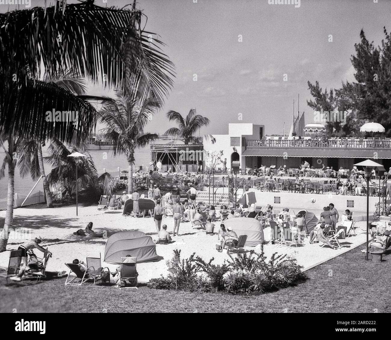Miami beach swimmers vintage hi-res stock photography and images - Alamy