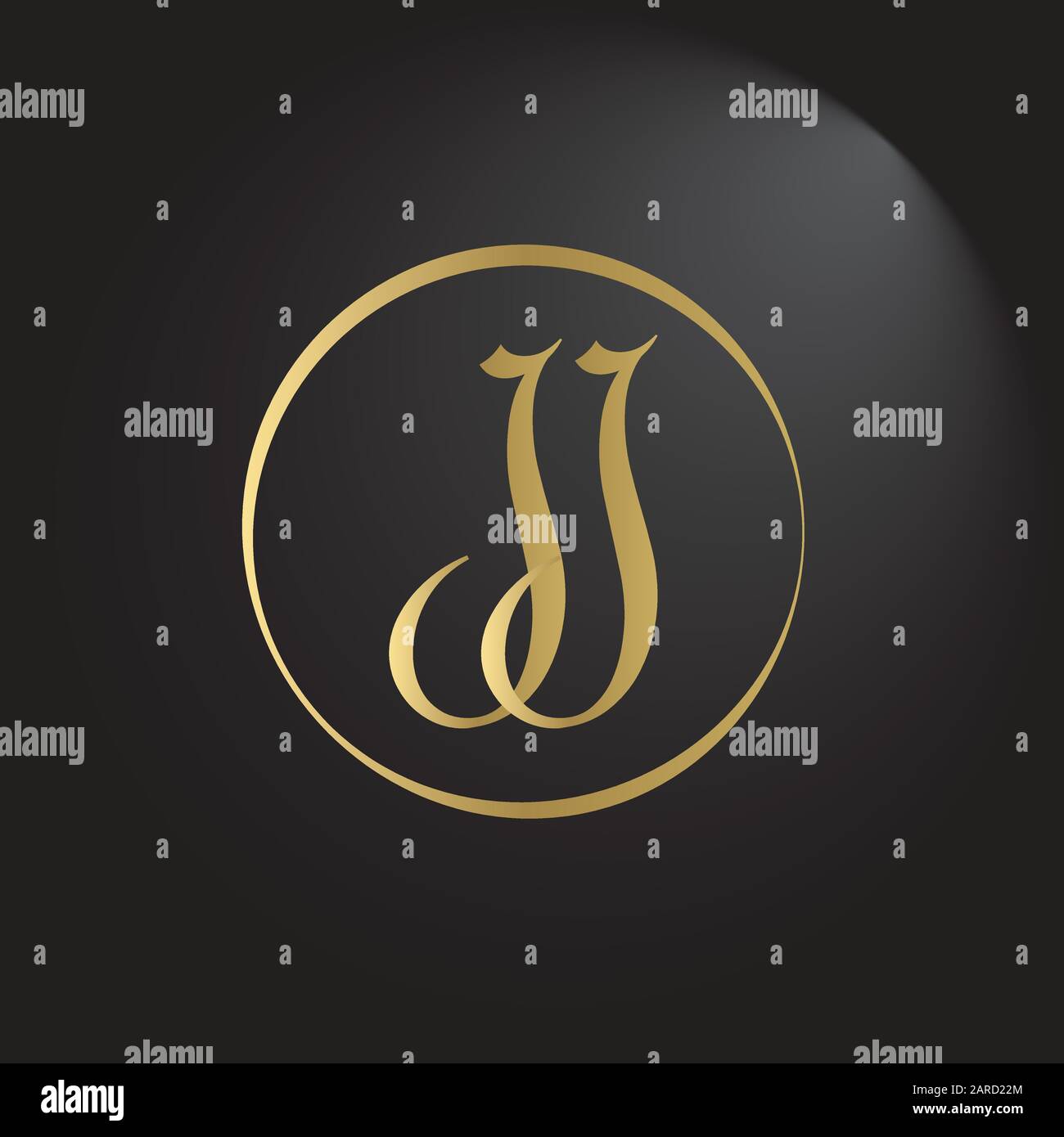 letter JJ Logo Design Vector Template. Initial Linked Letter Design JJ Vector Illustration Stock ...