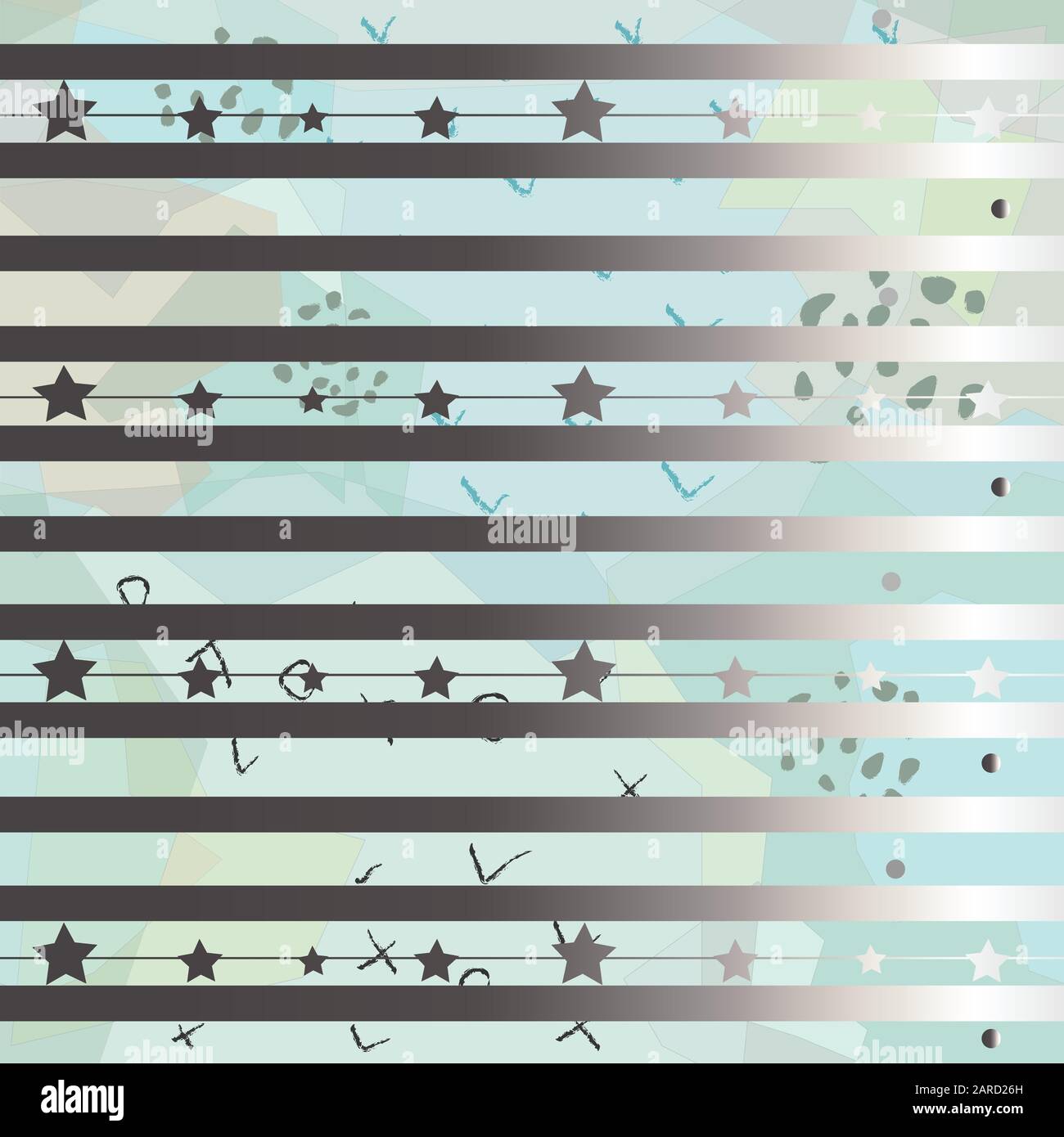 Cute Pattern with silver gradients stripes. Vector Illustration Stock ...