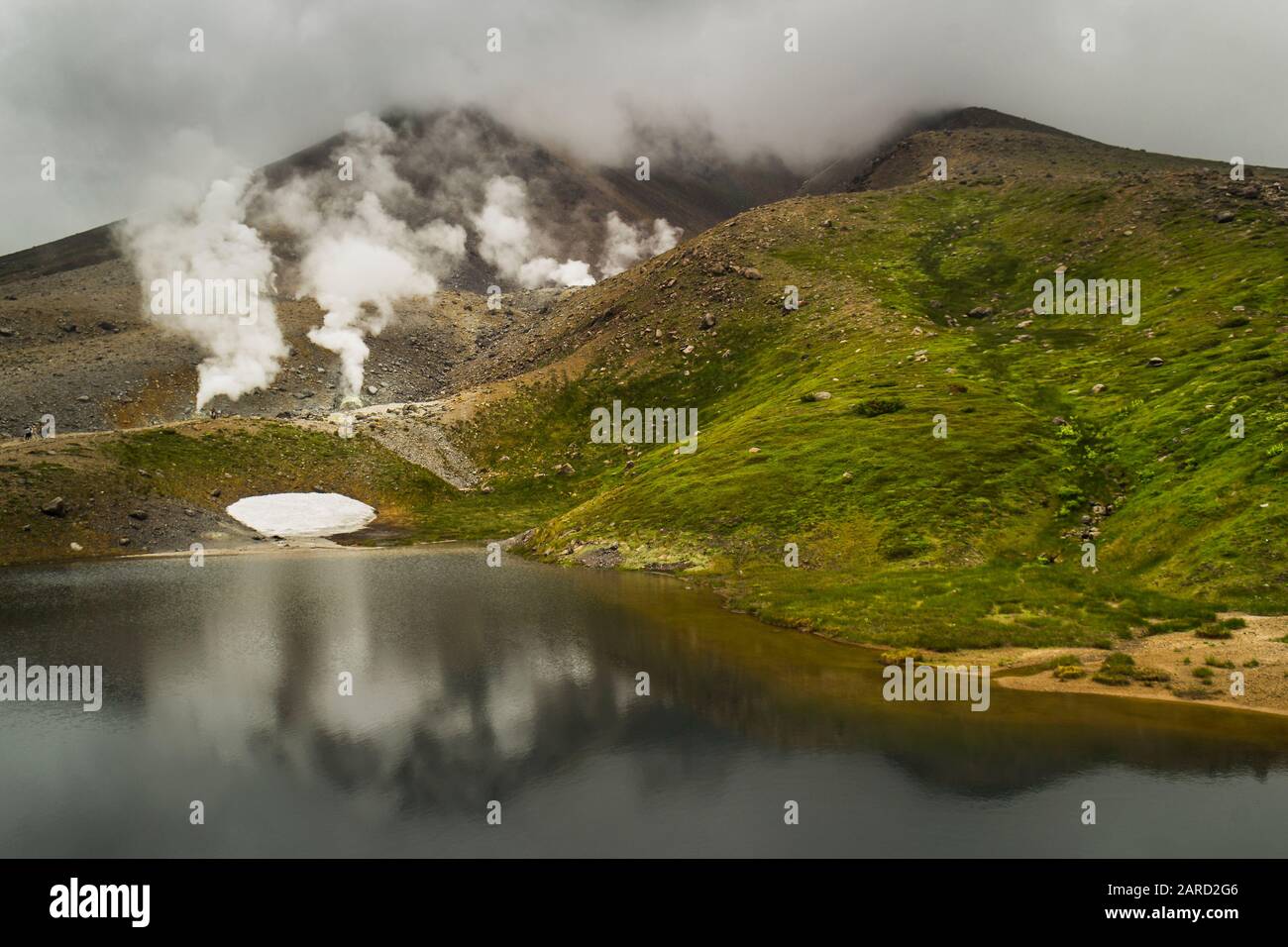Asahi-dake volcano, Hokkaido Stock Photo - Alamy