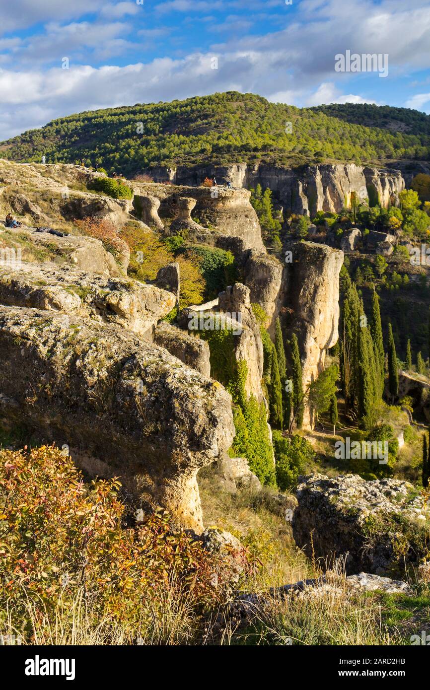 Rock formations, Cuenca Stock Photo - Alamy