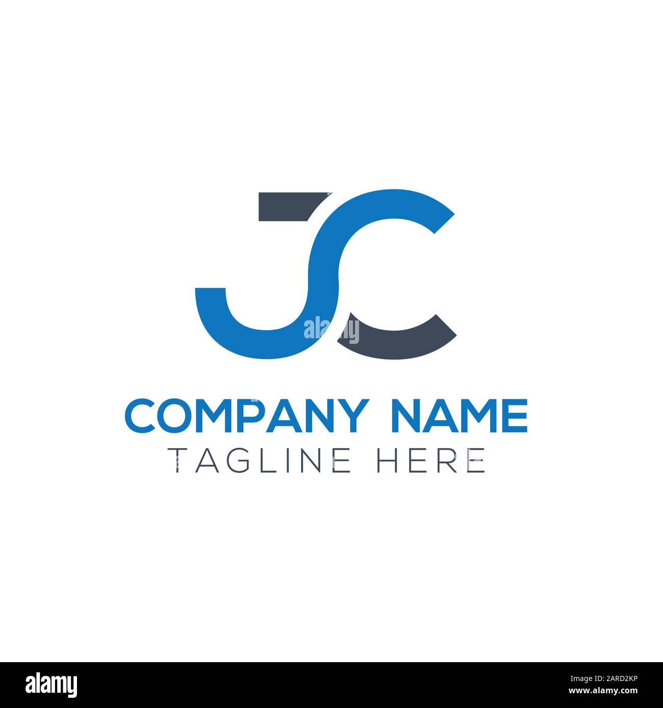 letter JC Logo Design Vector Template. Initial Linked Letter Design JC Vector Illustration Stock ...
