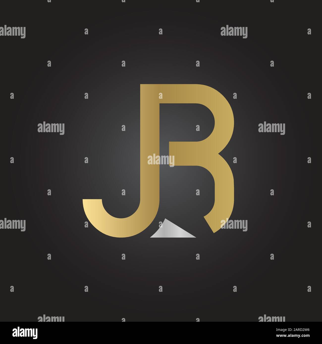 letter JB Logo Design Vector Template. Initial Linked Letter Design JB Vector Illustration Stock ...