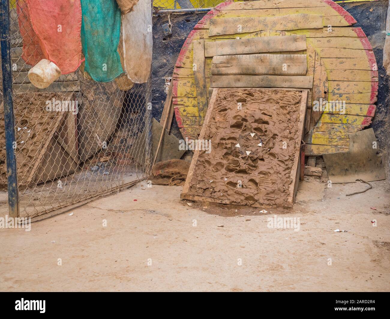 Bogota, Colombia - Septemebr 12, 2019: Colombian tejo game in the local ...