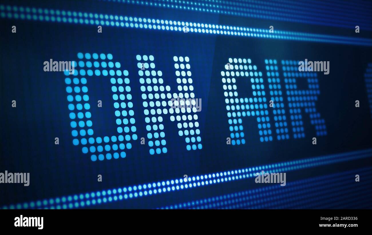 on air screen flowing concept 3d illustration Stock Photo - Alamy